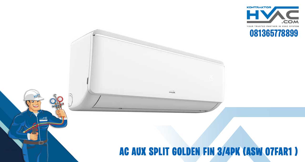 AC AIR CONDITIONER AUX SPLIT GOLDEN FIN 3/4PK (ASW 07FAR1 )