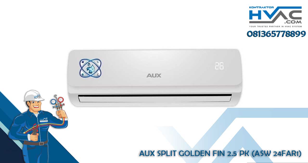 AC AIR CONDITIONER AUX SPLIT GOLDEN FIN 2.5 PK (ASW 24FAR1)