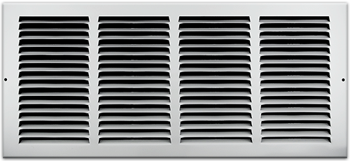 Grille untuk pengarahan udara AC di plafon rumah