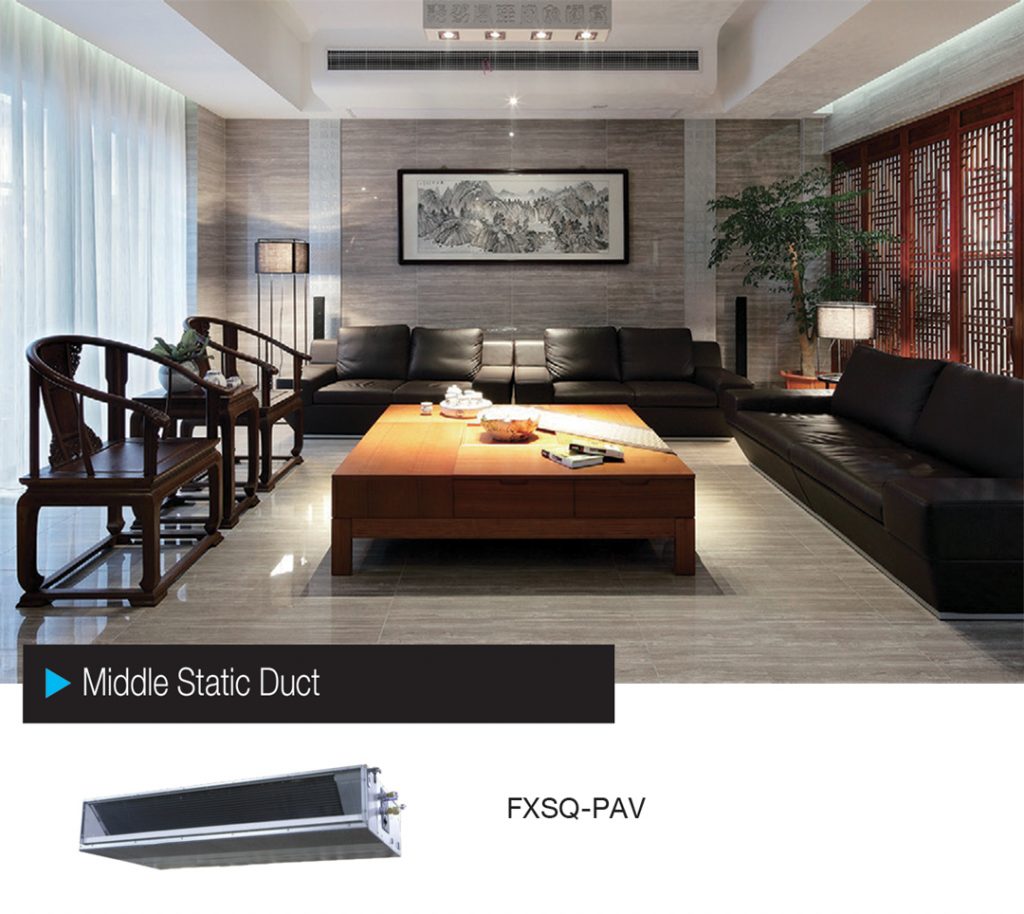 Daikin Skyair AC Cassette, Split Duct, Ceiling Suspended & Floor Standing