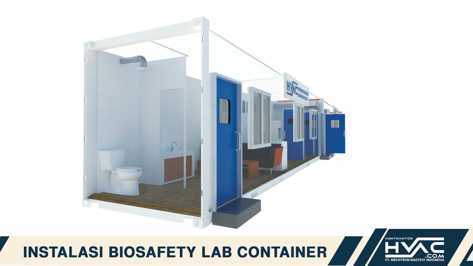Kontraktor Lab BSL Biosafety Laboratorium Level (Laboratorium PCR)
